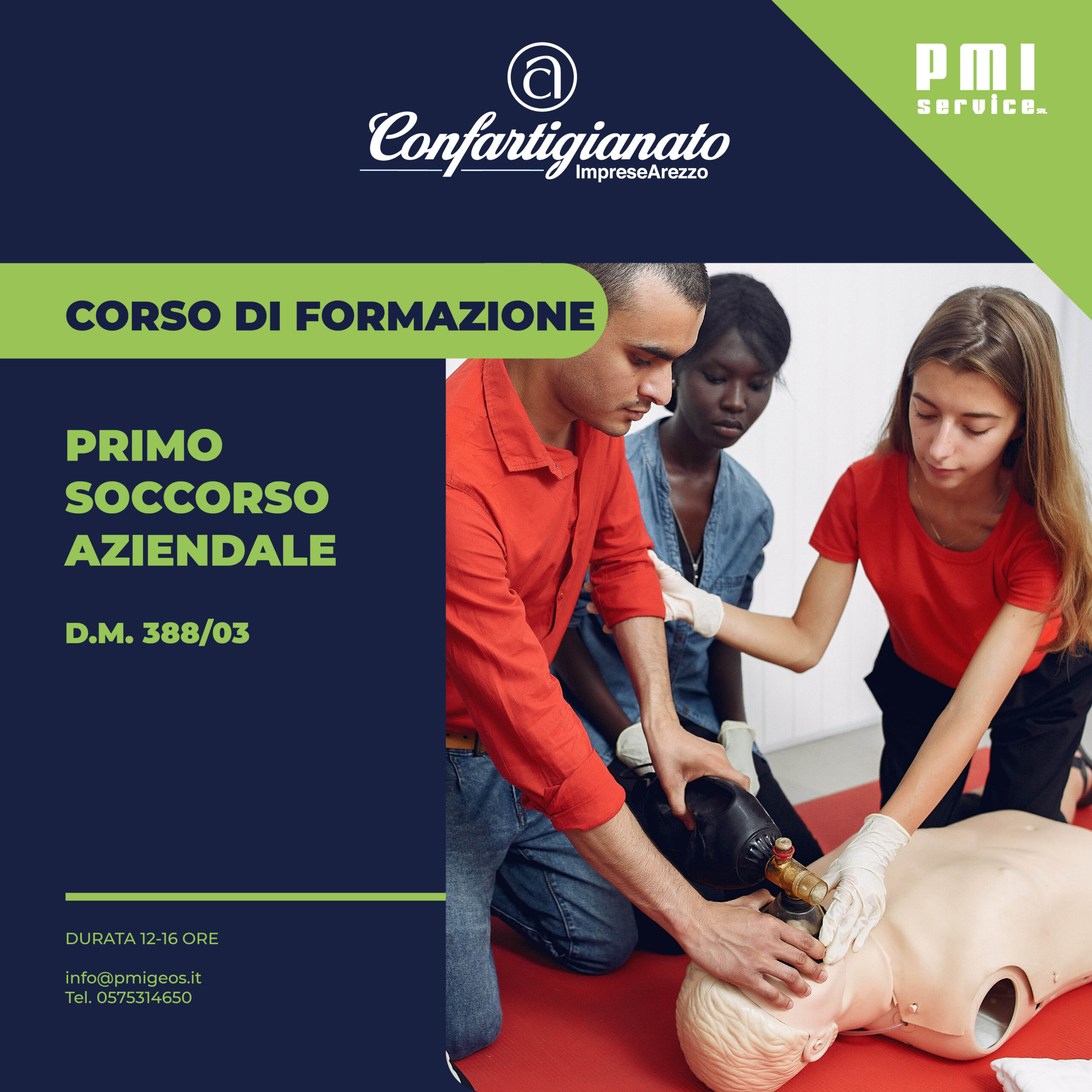 Corso di formazione di Primo Soccorso Aziendale - D.M. 388/03